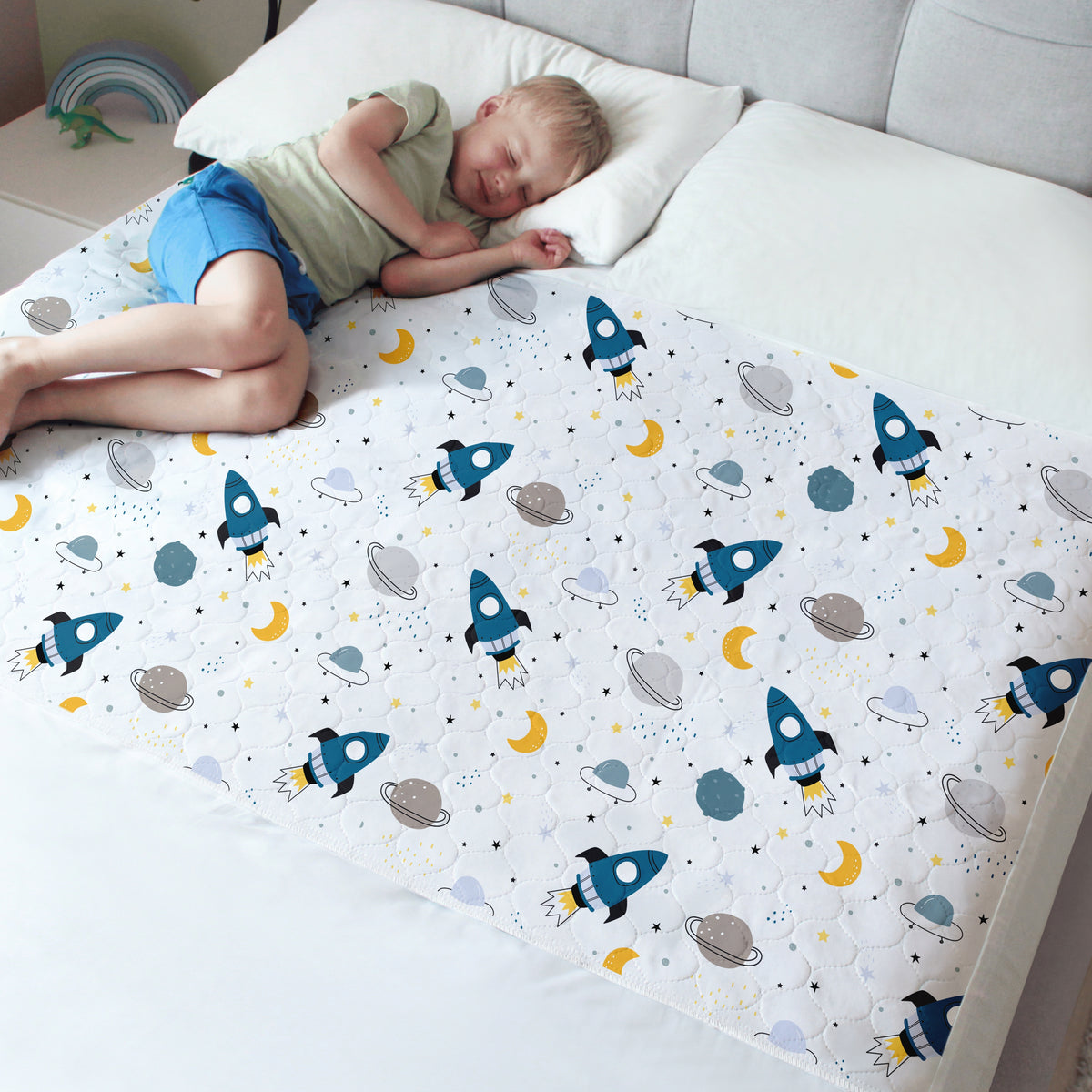 Double Space Design Waterproof Bed Sheets | Bed Protector Pads